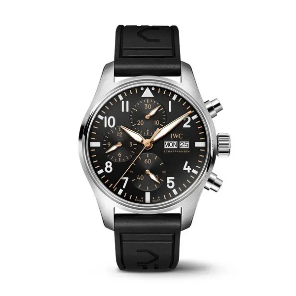 IWC SCHAFFHAUSEN Pilot’s Watch Chronograph 41 Apxgp Black Dial Watch - Stainless Steel