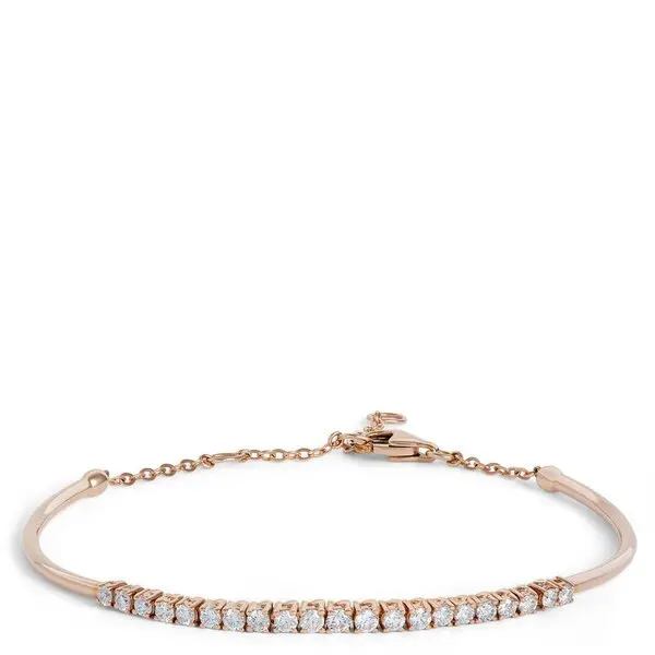 Benbridge Adjustable Diamond Bar Bracelet - Rg