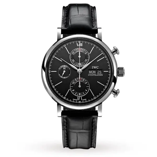 IWC SCHAFFHAUSEN Portofino Chronograph 42mm Watch - Stainless Steel