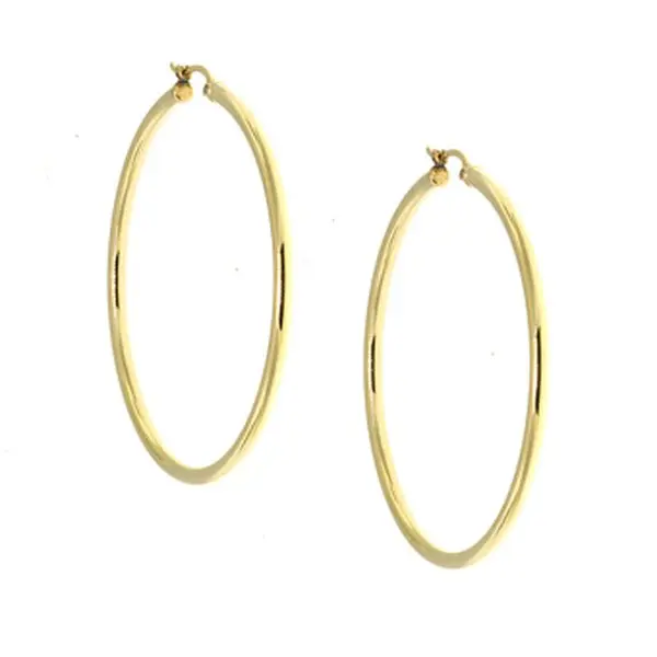 Benbridge 50mm Hoop Earrings In 14k Yellow Gold - Yg
