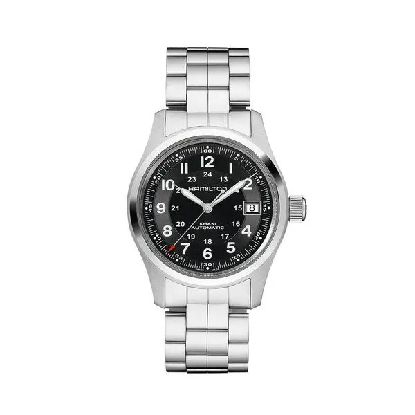 Hamilton Khaki Field Auto 38mm Watch - Stainless Steel