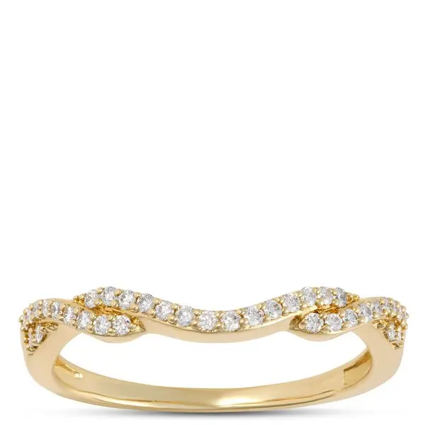 Benbridge Contour Diamond Band In 14k Yellow Gold - H-i