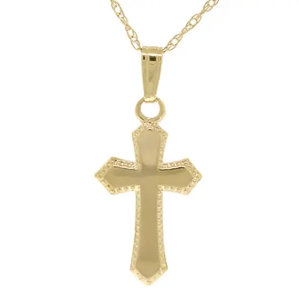 Benbridge 14k Yellow Gold Baby Cross Pendant - Yg