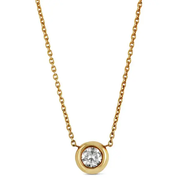 Roberto Coin Diamonds The Inch 1-station Necklace - Yg