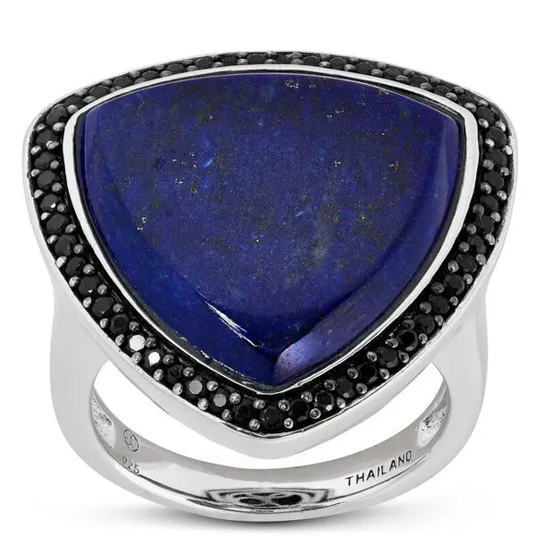 Benbridge Lapis Lazuli And Sapphire Ring - Black