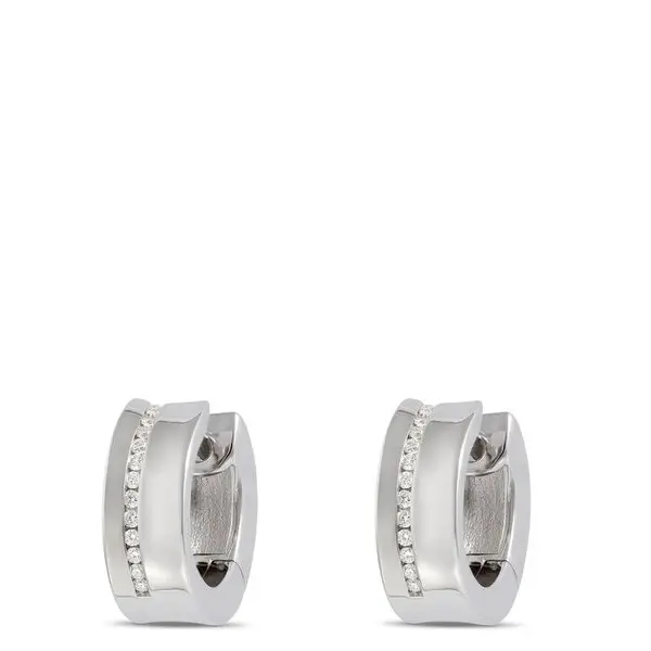 Benbridge Diamond Hoop Earrings - H-j