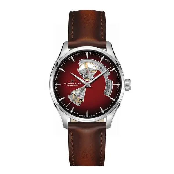 Hamilton Jazzmaster Open Heart Auto Watch - Stainless Steel