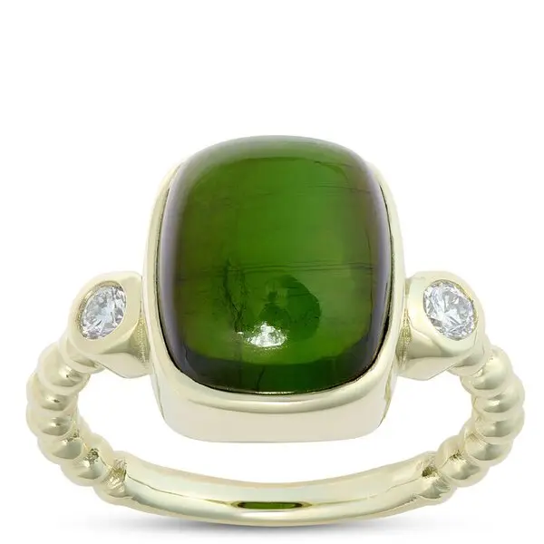 Benbridge Tourmaline And Diamond Ring - Green