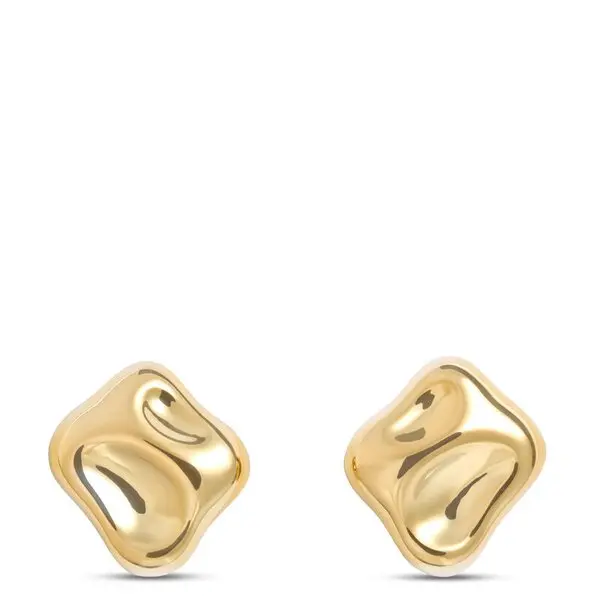 TOSCANO Freeform 14k Yellow Gold Stud Earrings - Yg