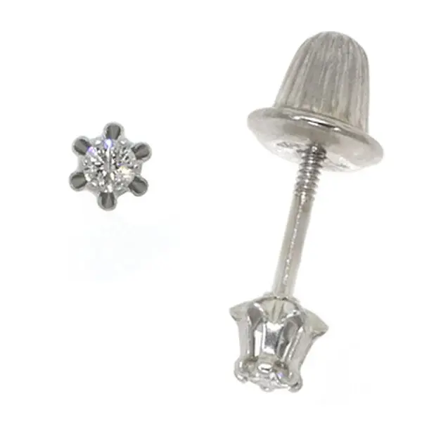 Benbridge 14k Diamond Stud Earrings - Wg