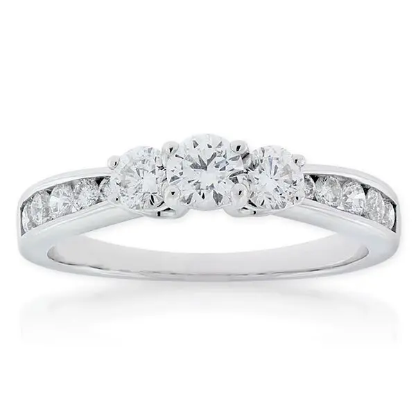 IKUMA Canadian Diamond Three-stone Ring - Wg