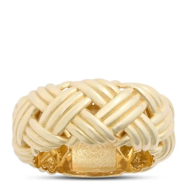 TOSCANO Basket Weave Ring 14k Yellow Gold - Yg