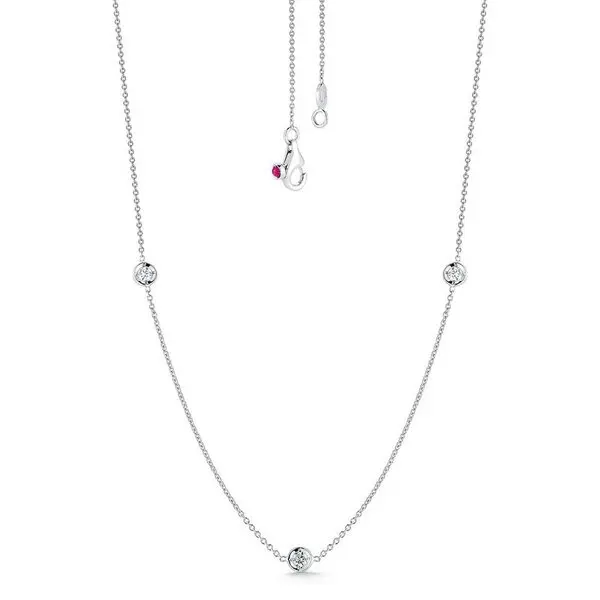 Roberto Coin 18k White Gold Diamonds The Inch 3-station Necklace - Wg