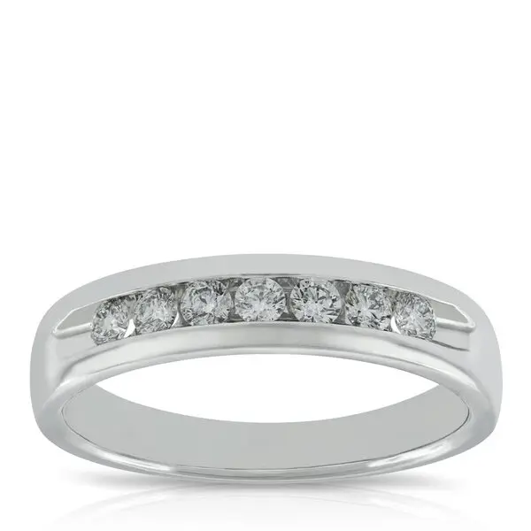 Benbridge Diamond Band In 14k White Gold - Wg