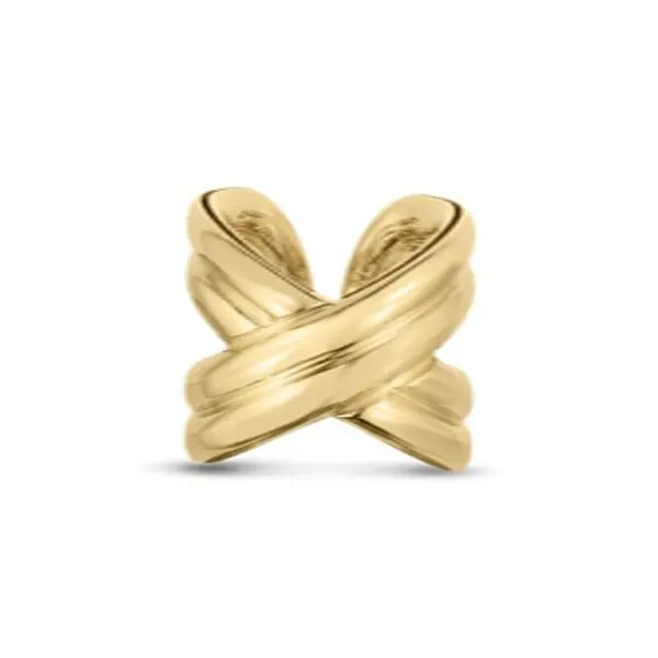 Roberto Coin 18k Yellow Gold Criss Cross Fashion Ring - Yg