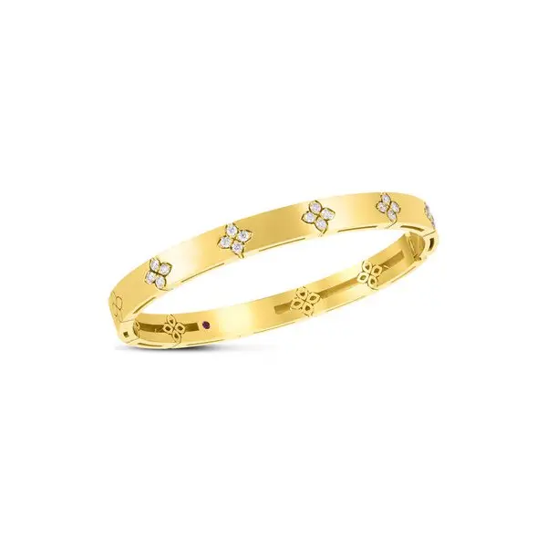 Roberto Coin 18k Gold Diamond Bangle - Yg
