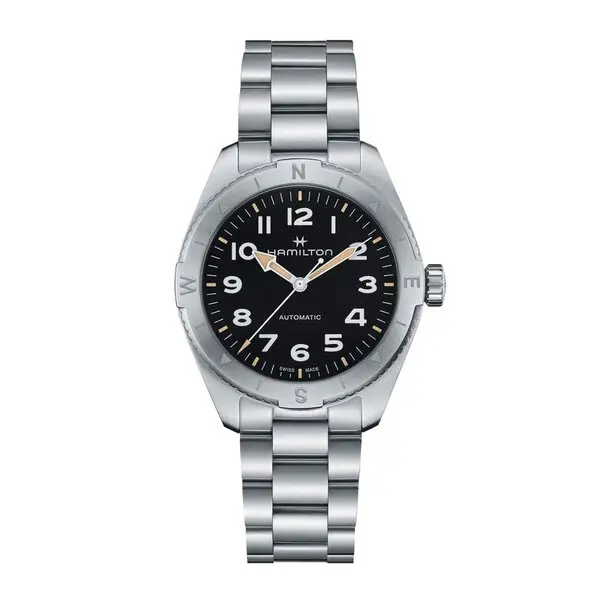 Hamilton Khaki Field Expedition Auto Black Dial Watch - Stainless Steel