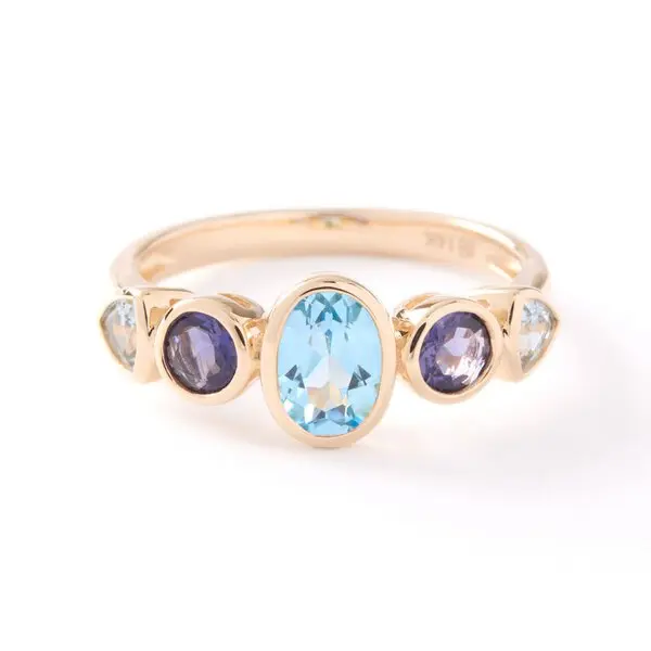 Benbridge Topaz And Iolite Ring - Blue