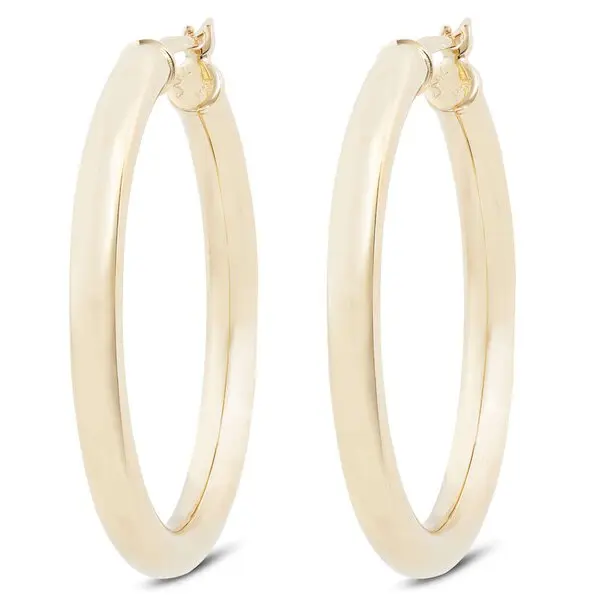 Benbridge 30mm 14k Yellow Gold Hoop Earrings - Yg