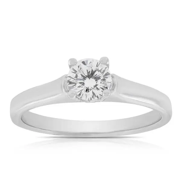 SIGNATURE Ben Bridge Diamond Engagement Ring - Wht
