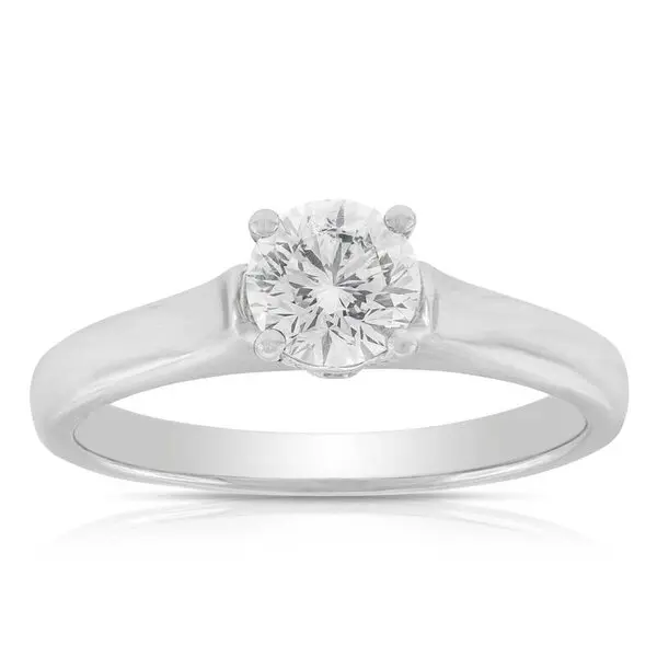 SIGNATURE Ben Bridge Diamond Solitaire Engagement Ring - Wht
