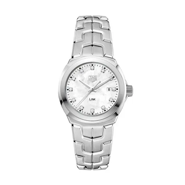 Tag Heuer Link Quartz Mother Of Pearl Watch, 32mm - Stainless Steel