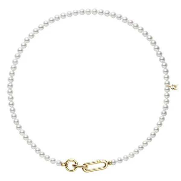 Mikimoto Akoya Cultured Pearl Necklace - Yg