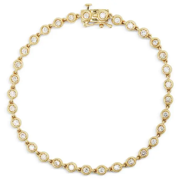 Benbridge Diamond Bezel Bracelet In 14k Yellow Gold - Yg