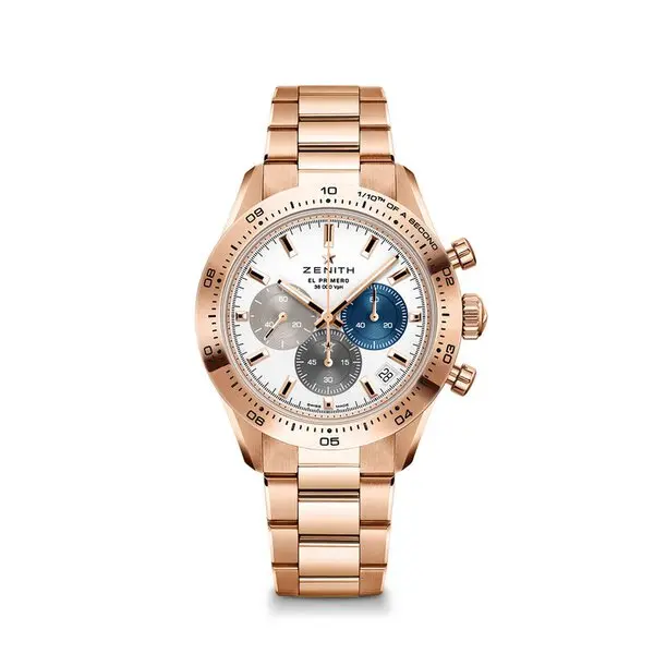 ZENITH Chronomaster Sport Watch With Rose Gold-plated Steel Bracelet - Rg