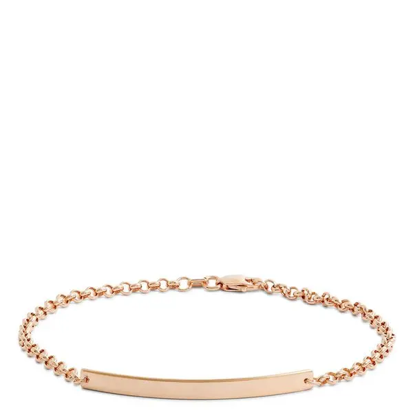 Benbridge Engravable Bar Bracelet 14k - Rg