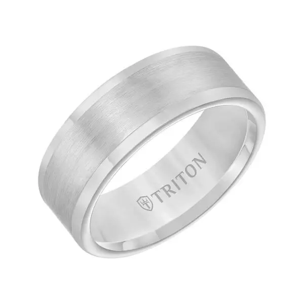 TRITON Contemporary Satin Finish Band - Tungsten