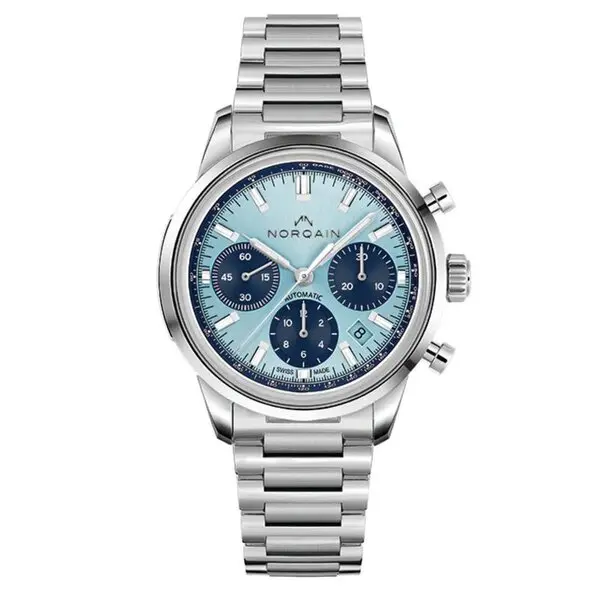 NORQAIN Freedom 60 Chrono 40mm Watch - Silver