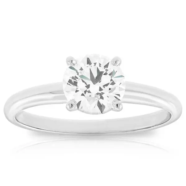 IKUMA 14k Diamond Solitaire Ring - Wht