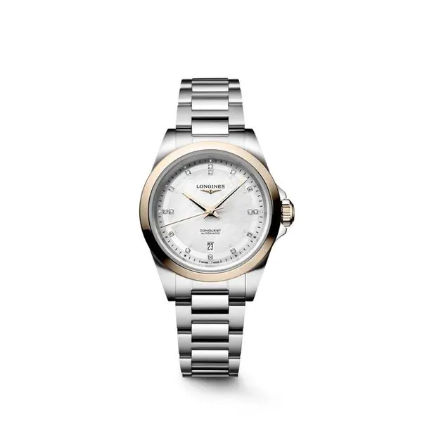 LONGINES Conquest Watch, 30mm - 18k Stainless Steel