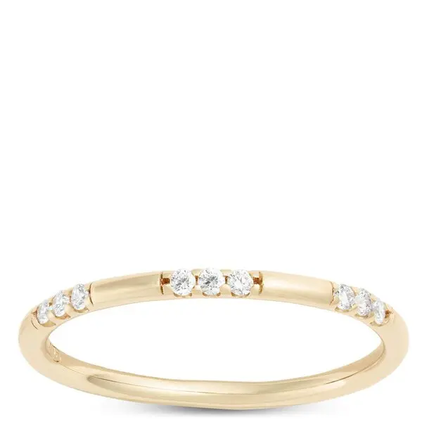 Benbridge Stackable Round Diamond Ring In 14k Yellow Gold - Yg