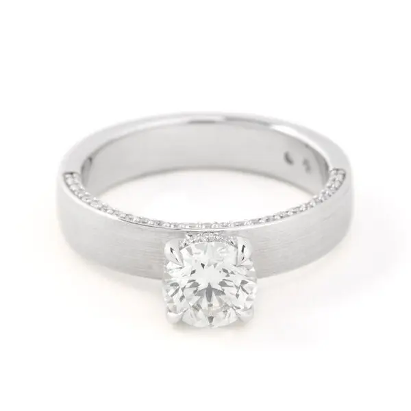 BELLA PONTE Diamond Solitaire Engagement Ring - Wg