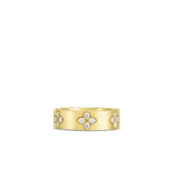 Roberto Coin 18k Yellow Gold Love In Verona Diamond Ring - Yg