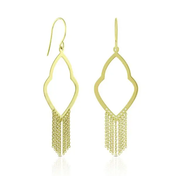Benbridge 14k Fancy Drape Earrings - Yg