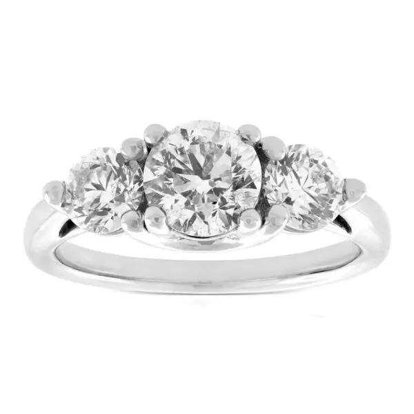 IKUMA Canadian 3-stone Diamond Engagement Ring - Wg