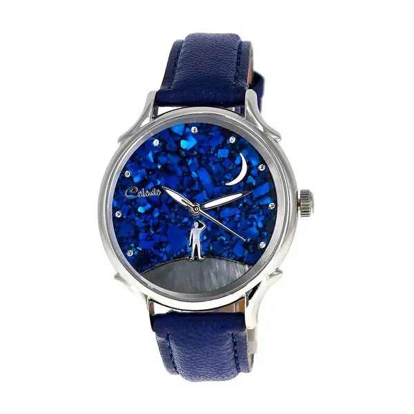 CELESTE Stargazer Blue Dial Watch 35mm - Stainless Steel