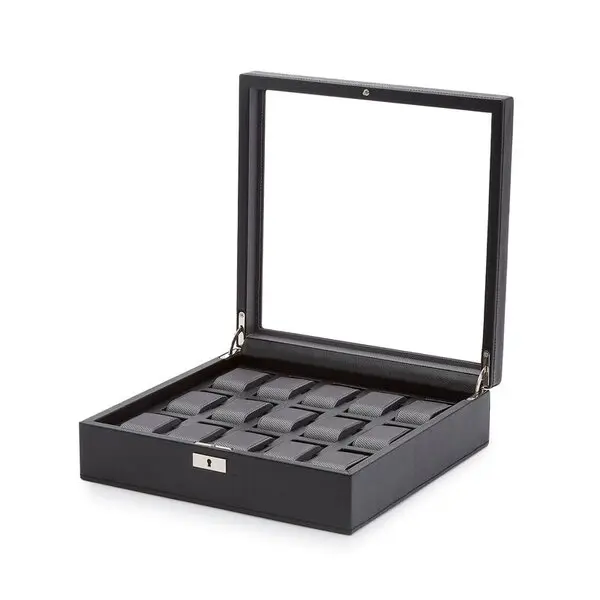Wolf Classic 15 Piece Watch Box - Leather
