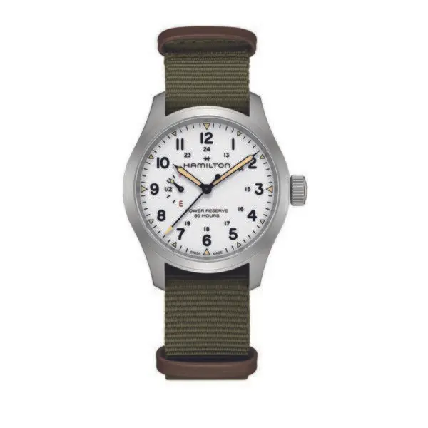 Hamilton Khaki Field Mechanical Power Reserve 40mm Watch - Stainless Steel