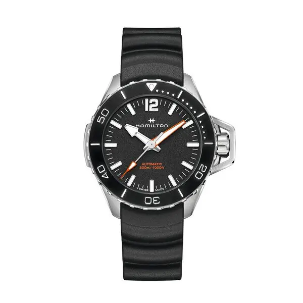 Hamilton Khaki Navy Frogman Auto Watch - Stainless Steel
