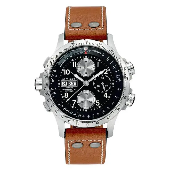 Hamilton Khaki Aviation X-wind Auto Chrono Watch - Stainless Steel