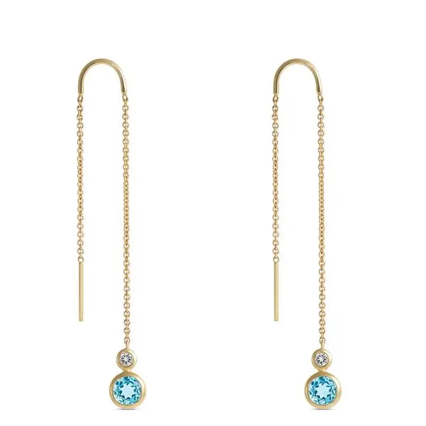 Benbridge Threader Earrings, 14k Yellow Gold - Yg
