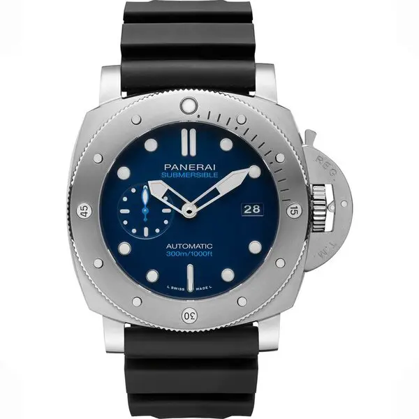 Panerai Submersible Bmg-tech™ Blue Dial Watch, 47mm - Titanium