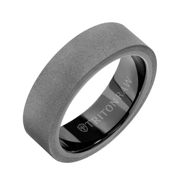 TRITON Raw Comfort Fit 7mm Band - Tungsten