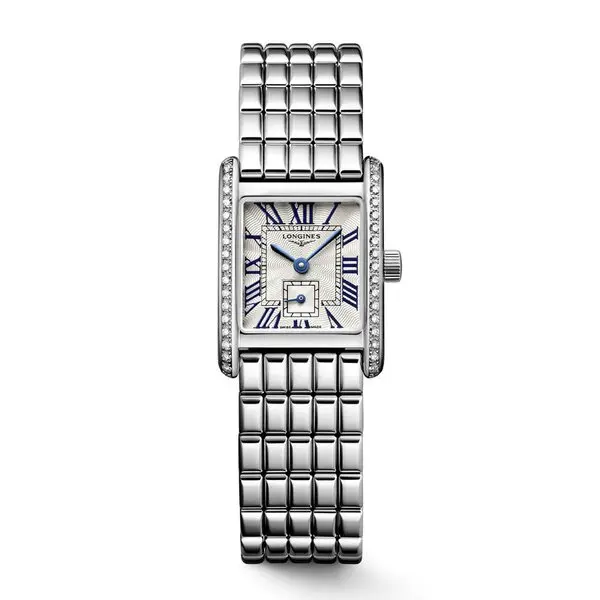 LONGINES Mini Dolcevita Silver-tone Dial Watch - Stainless Steel