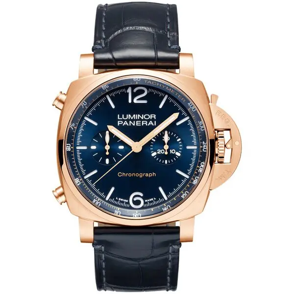 Panerai Luminor Chrono Goldtech™ Blue Dial Watch, 44mm - Rg