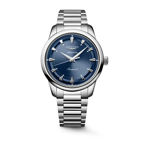 LONGINES Conquest Heritage Blue Dial Watch 40mm - Stainless Steel